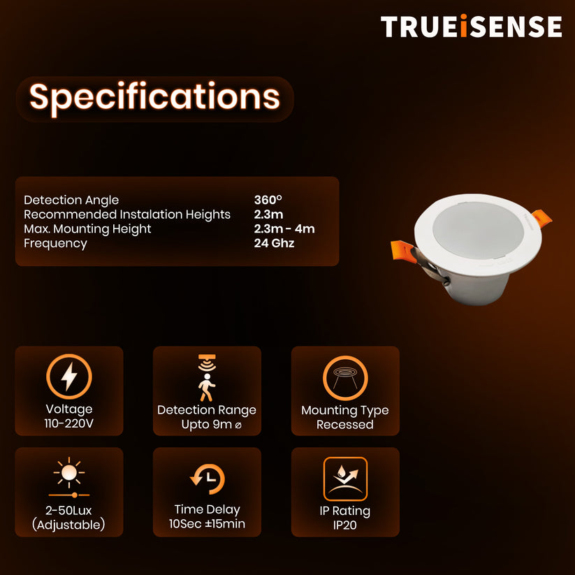 TRUEiSENSE | OCT Master Pro | Real Presence Sensor | Micro Motion Dete